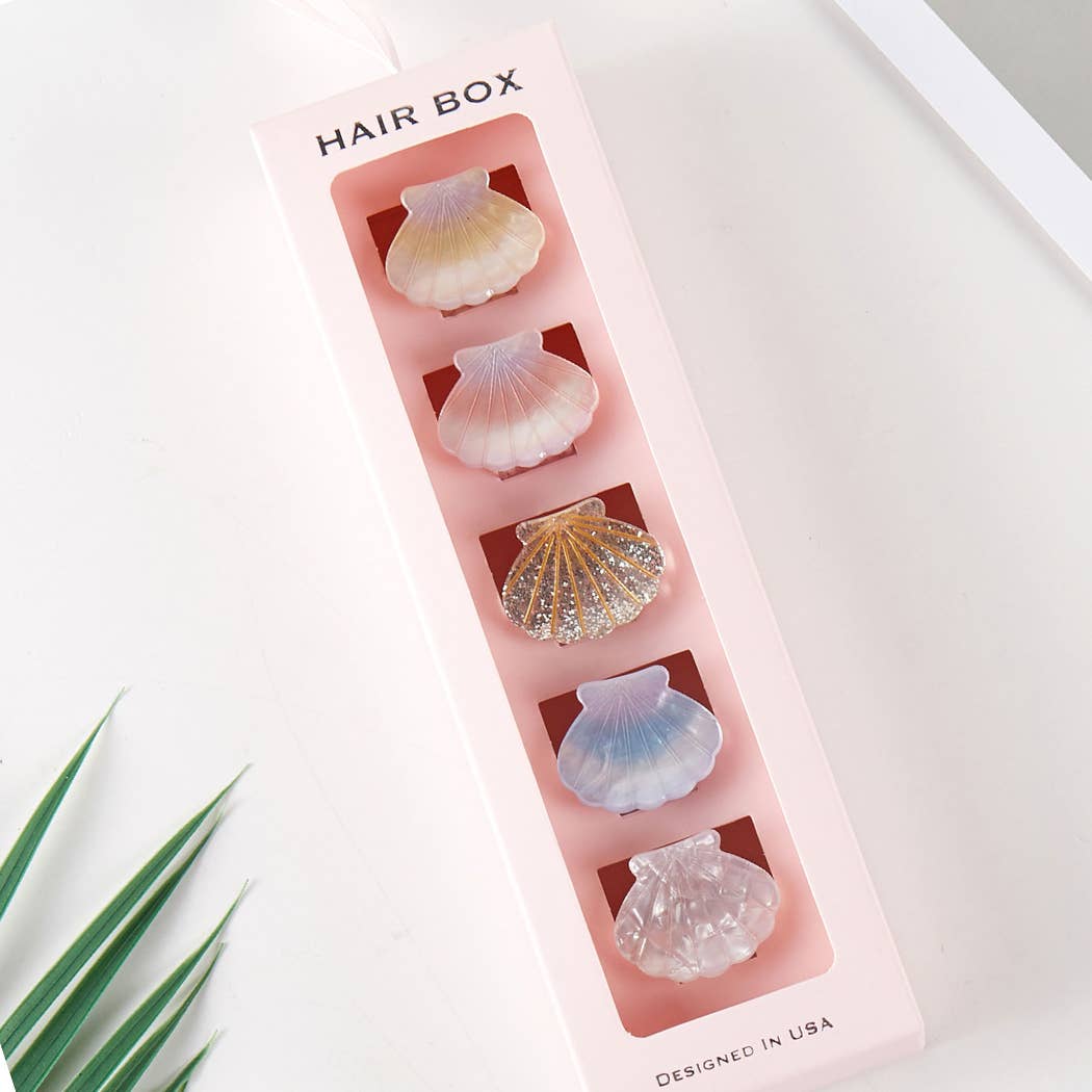 seashell mini claw clip set – nellamoon candles